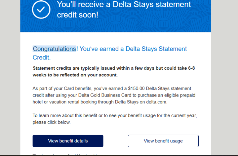 Using Delta Stays Credits: A Useful Coupon to Offset Annual Fees