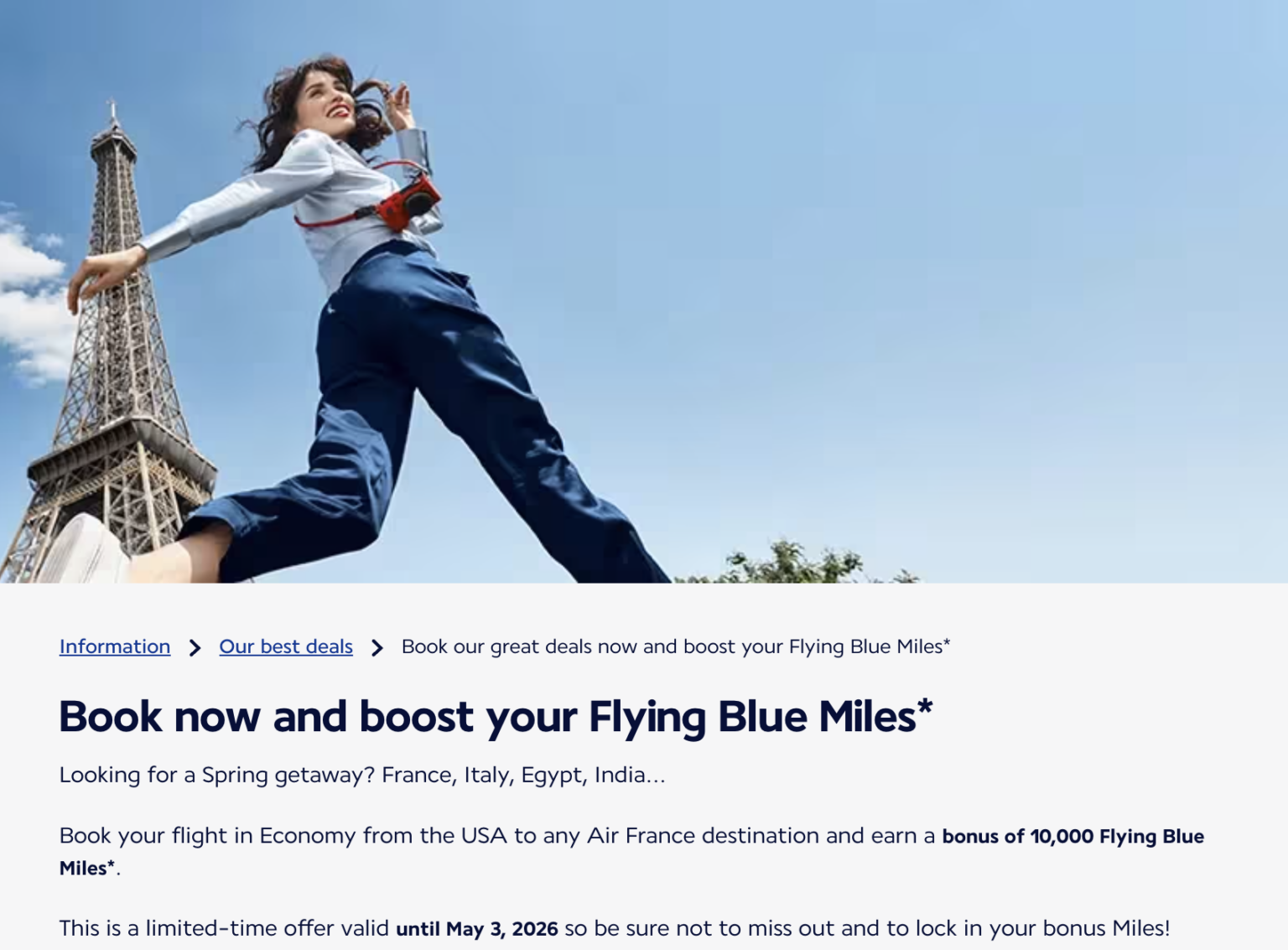 New Promo: Earn 10K Flying Blue Bonus Miles On Select Flights